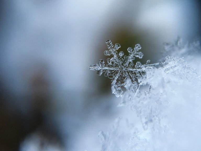 How to photograph snowflakes with DSLR